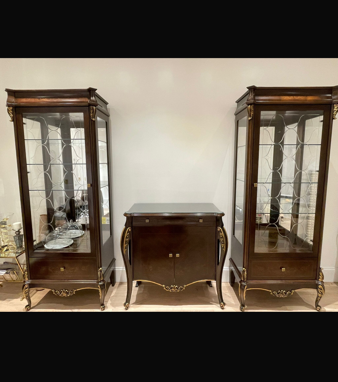 buffet and 2 curio set, – Imzist